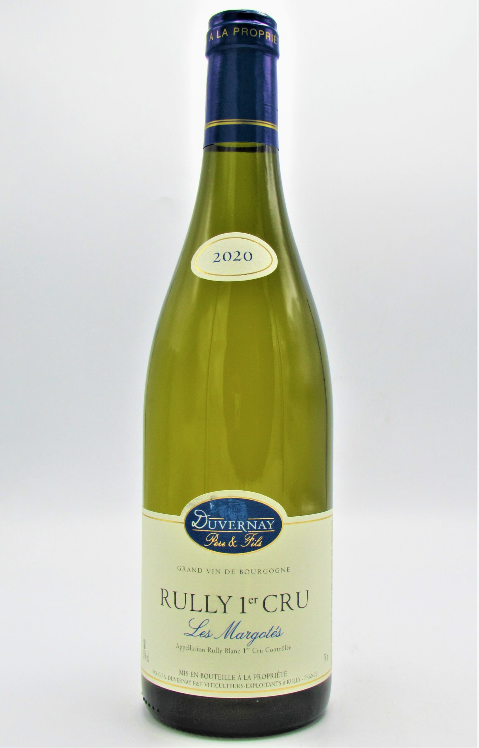 Rully Blanc 1er Cru Les Margotés Domaine Duvernay 2020 - La Cave Saint ...