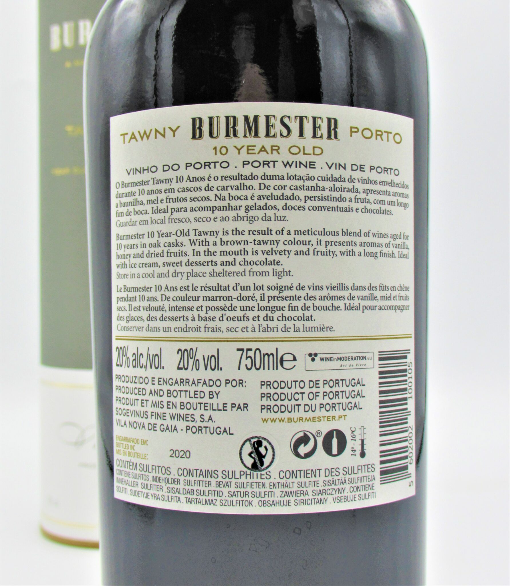 Porto Tawny 10 Ans Burmester - La Cave Saint-Vincent