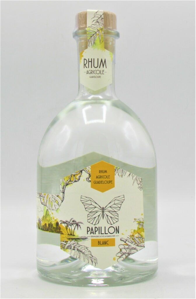 Rhum Agricole Guadeloupe Papillon Blanc 53° - La Cave Saint-Vincent